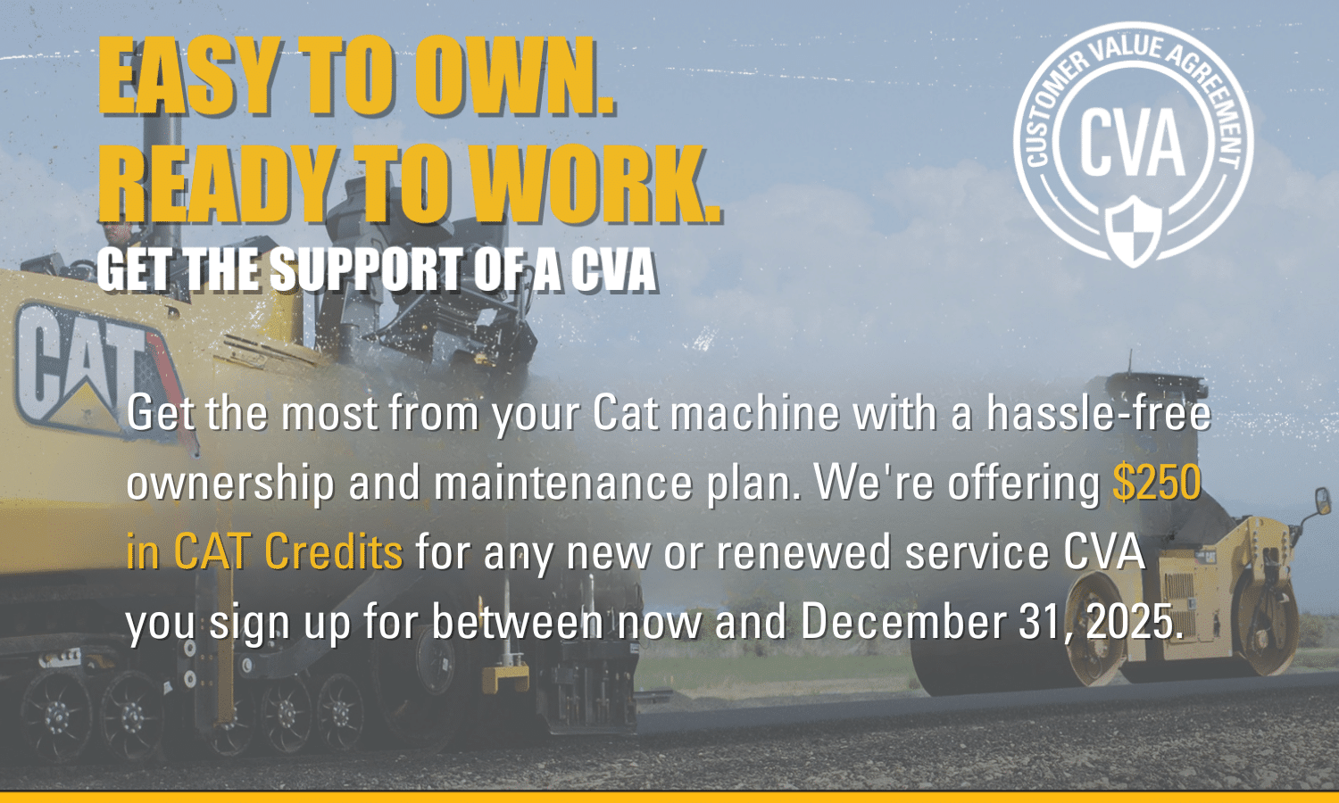 Créditos CVA Cat - Blanchard Machinery