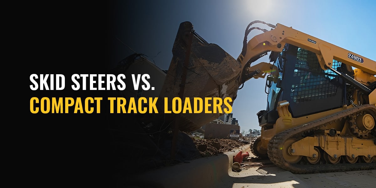 Skid Steers vs. Compact Track Loaders - Blanchard Machinery